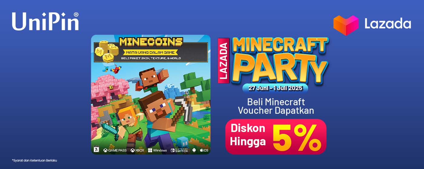UniPin - 🎮 Tambahkan Sentuhan Eksklusif ke Dunia Minecraft-mu dengan ...