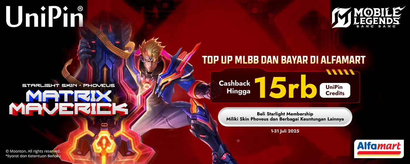 UniPin - Top Up MLBB dan bayar di Alfamart, Dapatkan hingga 15.000 ...