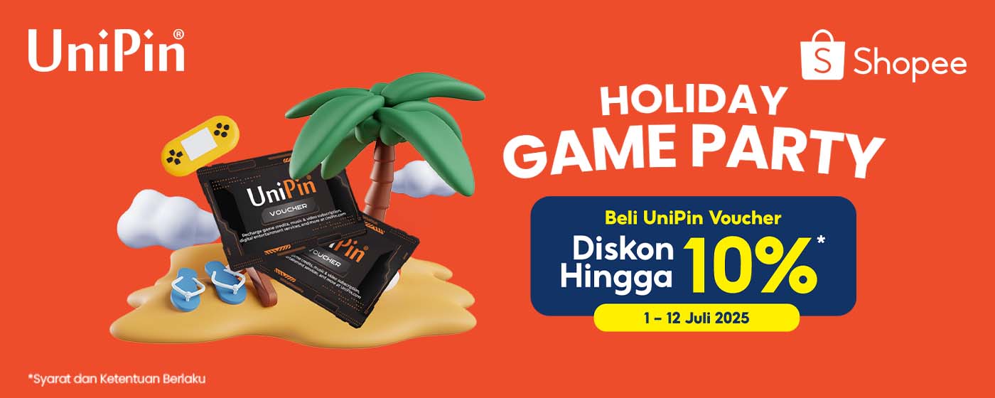 UniPin - 🎉 UniPin X Shopee Holiday Game Party!