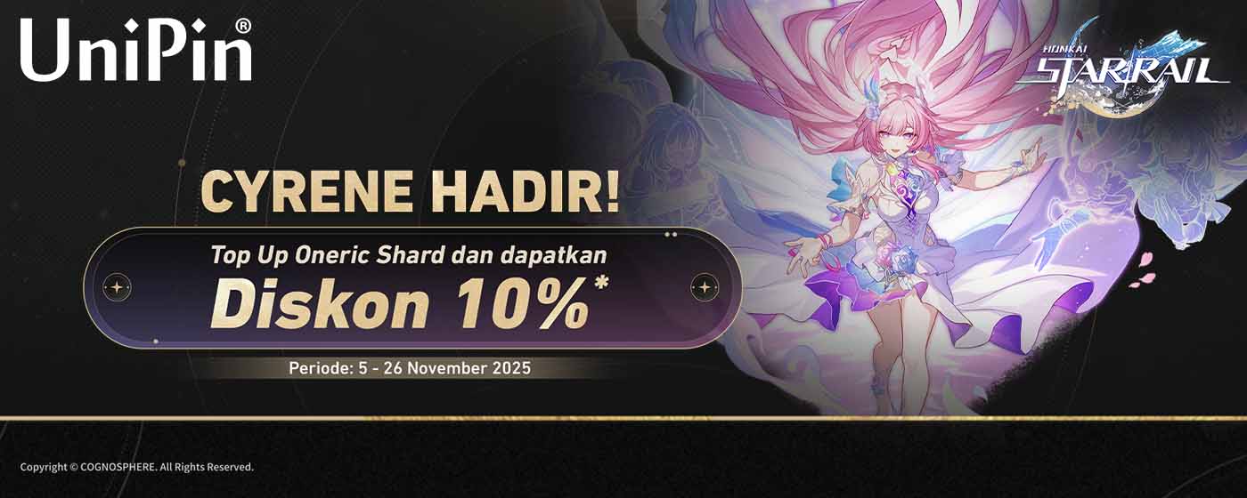 UniPin - HSR Versi 3.7 Dirilis! Karakter baru "Cyrene (Remembrance Ice ...
